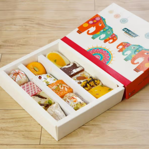 Khowa Assortment 500gm – Agra Sweets Banjara