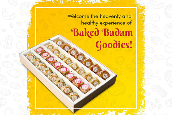 Buy Best Bake Badam Assortment Online - Agra Sweets Banjara